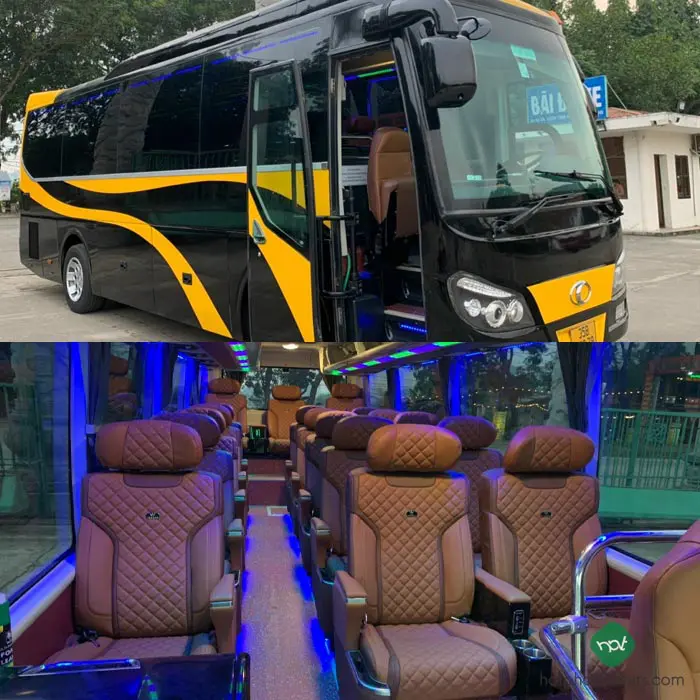 Limousine Bus Ninh Binh to Hanoi Old Quarter Daily Departure 4 times ...